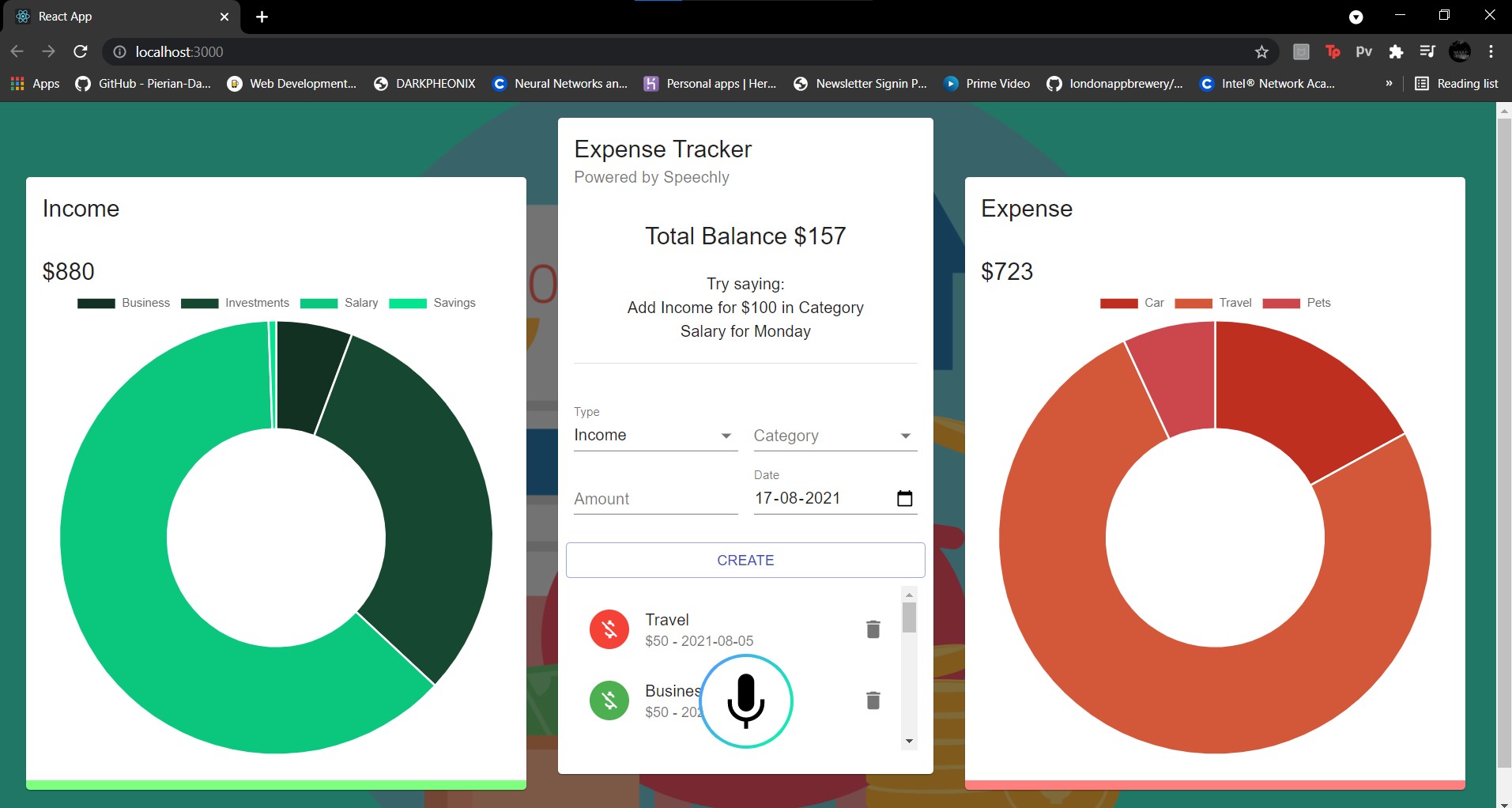 GitHub - pratik1719/Expense_Tracker_using_pie_chart_visuals