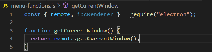 Uncaught TypeError: Cannot read property 'getCurrentWindow' of undefined · Issue #4 ...