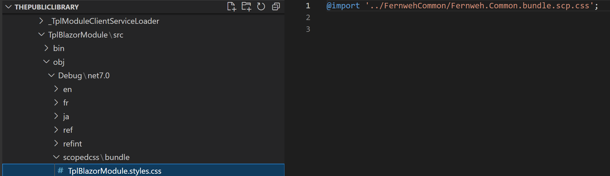 Loading Multiple Rcl Projects Module1 Module2 That Share A Common Rcl Common Project Into A