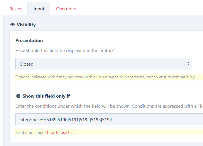 Inputfield visibility dependencies not working with page reference field · Issue #1010 ...