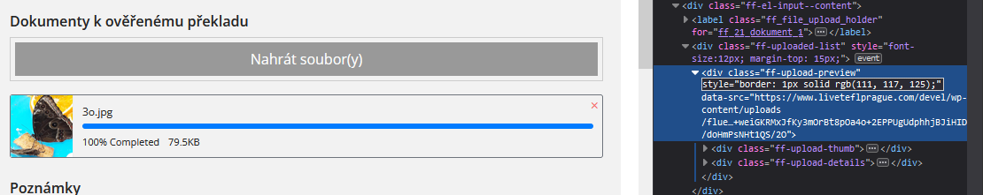 Ugly Hard-coded Inline Style for Border Color of Upload File Preview · Issue #179 · fluentform ...