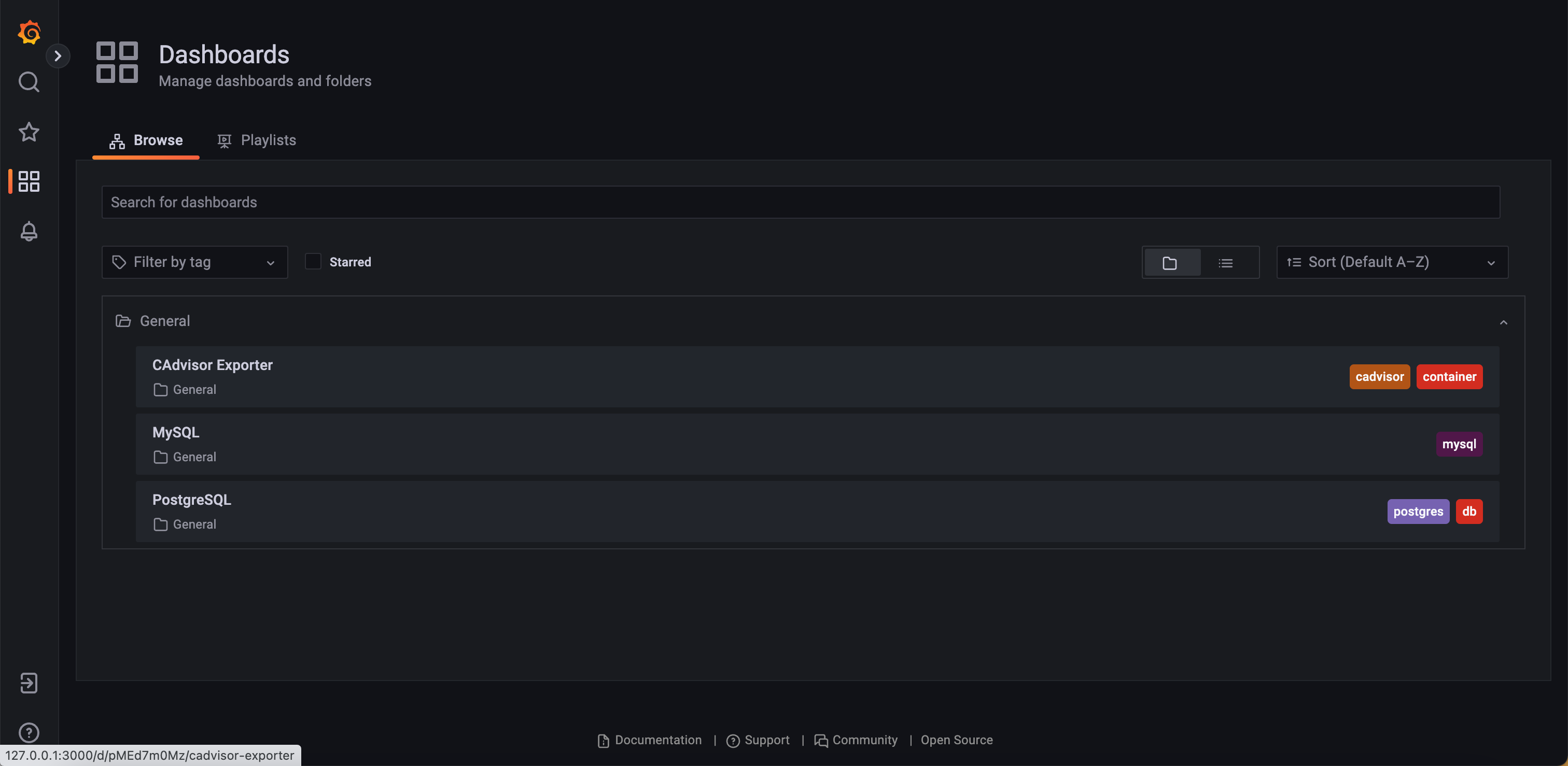 [Function] Grafana should only display existing clusters information · Issue #1549 · apecloud ...
