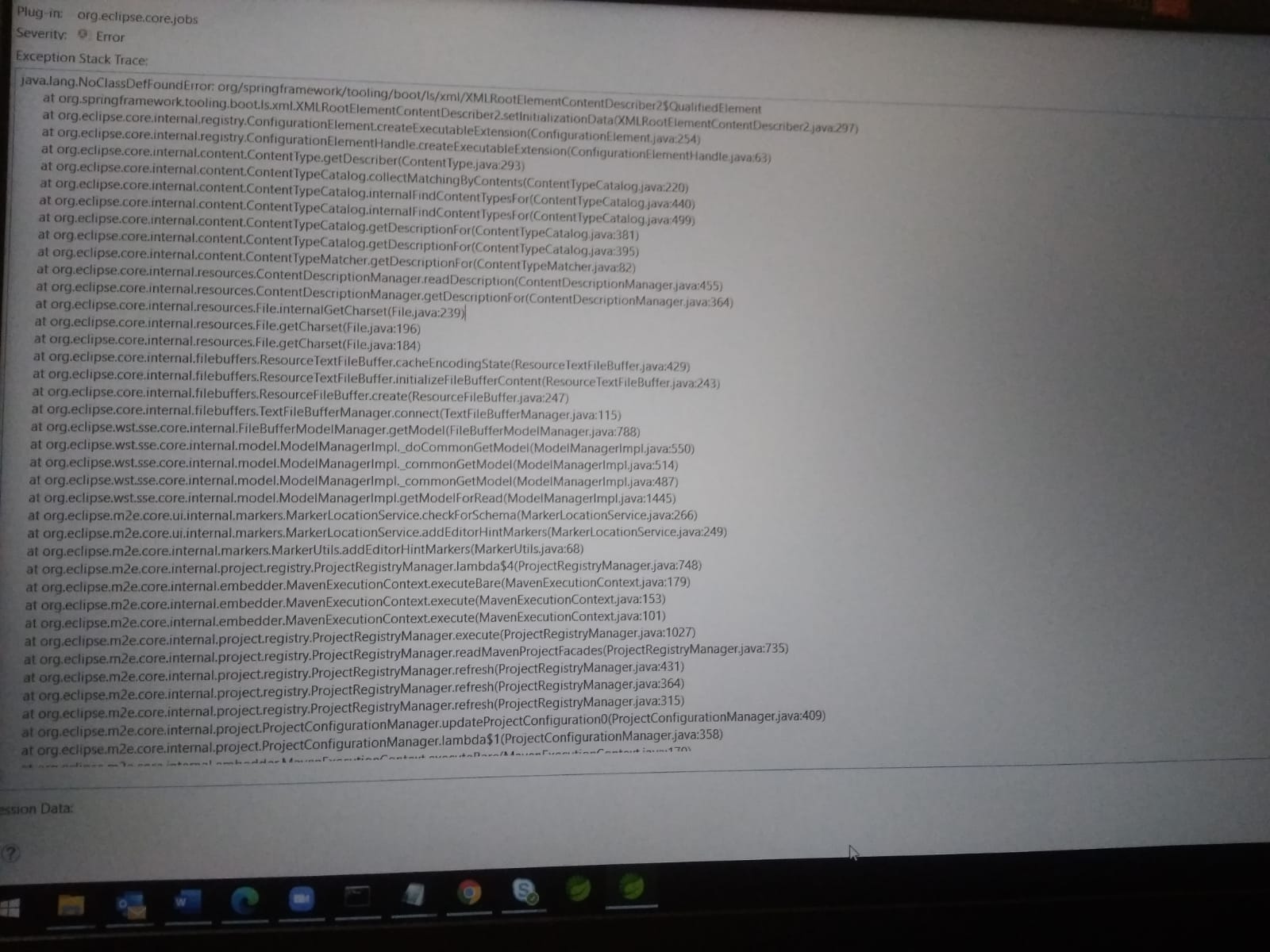 An Internal Error Occurred During Updating Maven Project · Issue 714 · Spring Projectsspring