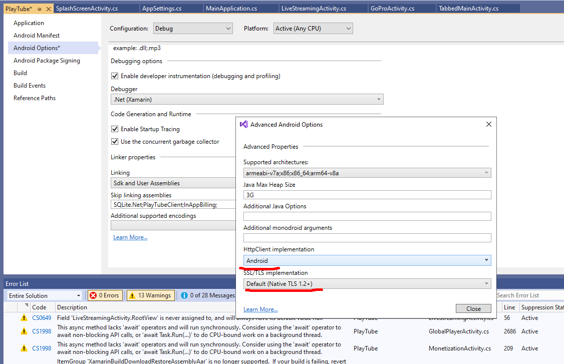 System.Exception: Something went wrong with cert validation · Issue #7798 · dotnet/android · GitHub