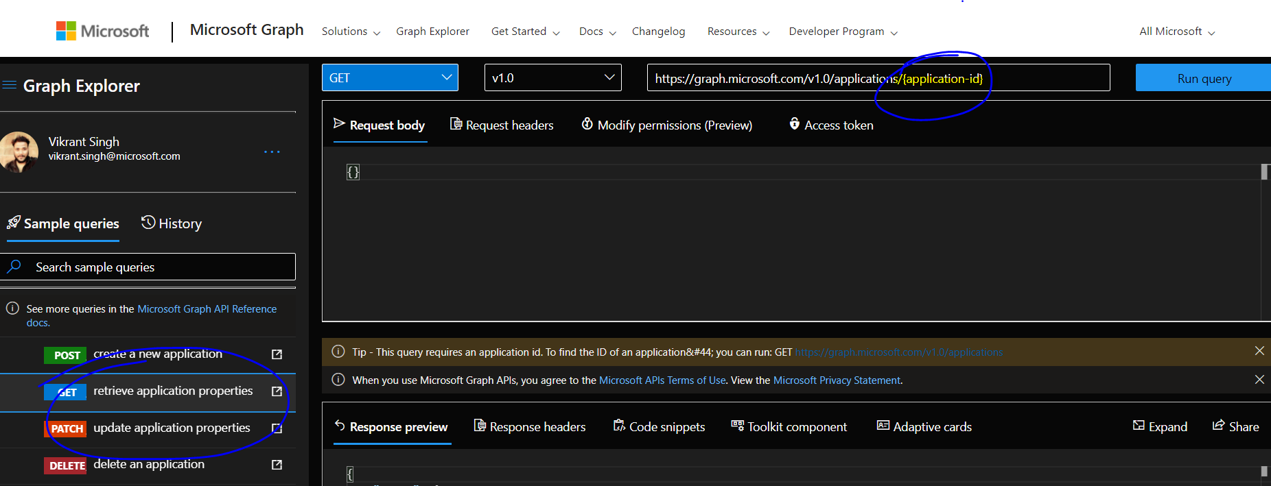 need to update the string placeholder for the object_id for application query · Issue #1155 ...