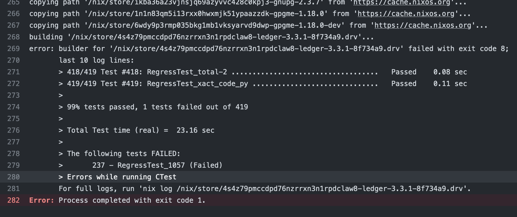 Nix flake not building · Issue #2213 · ledger/ledger · GitHub
