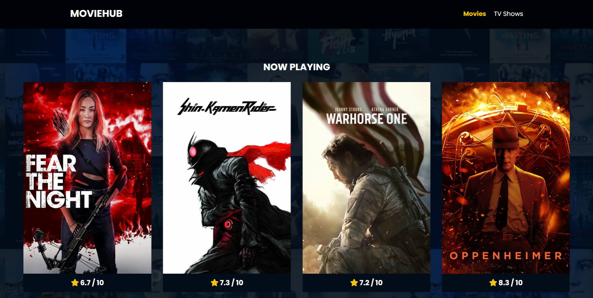 GitHub - FalcoO0n/MovieHub-app: Vanilla JS App that displays current ...
