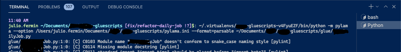 python.linting.pylamaArgs setting not parsed correctly · Issue #136048 · microsoft/vscode · GitHub