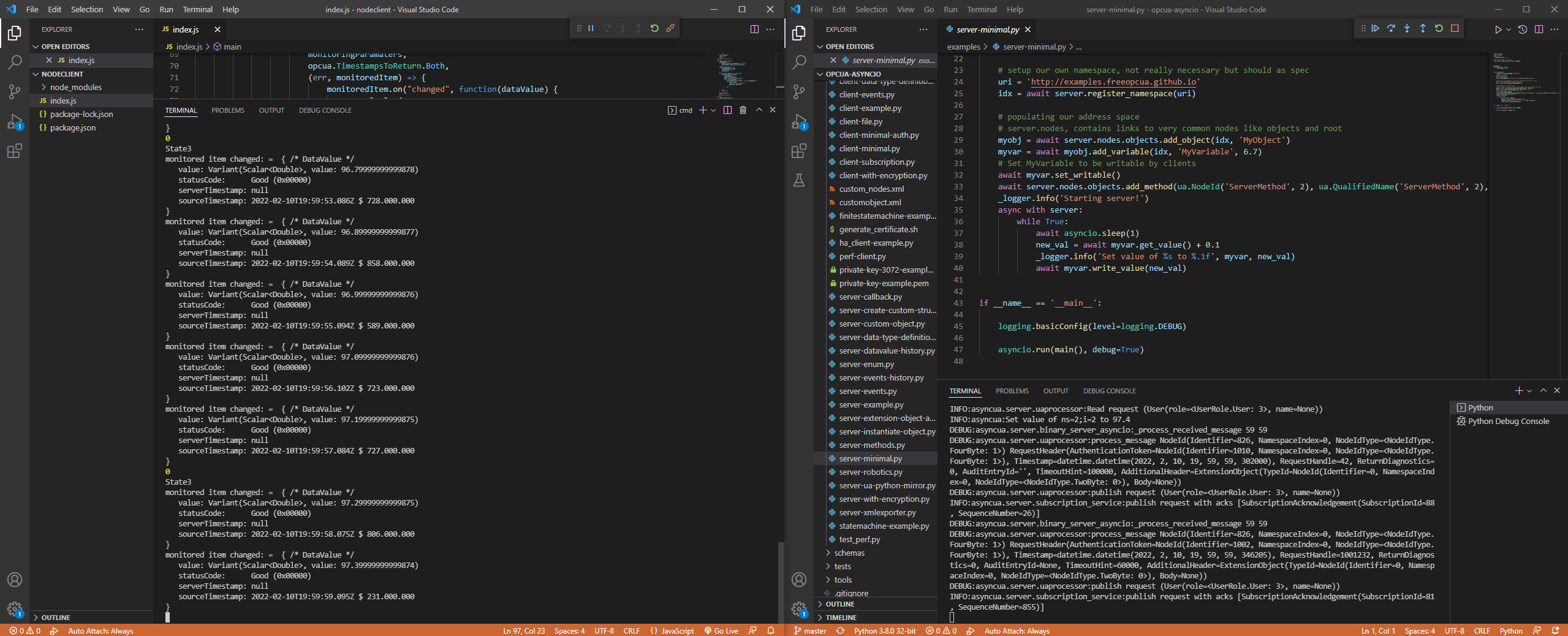Server refresh rate · Issue #789 · FreeOpcUa/opcua-asyncio · GitHub