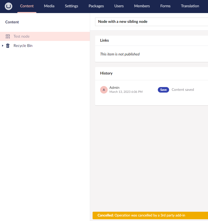 Unable to ensure data consistency when operation is canceled · Issue #13957 · umbraco/Umbraco ...