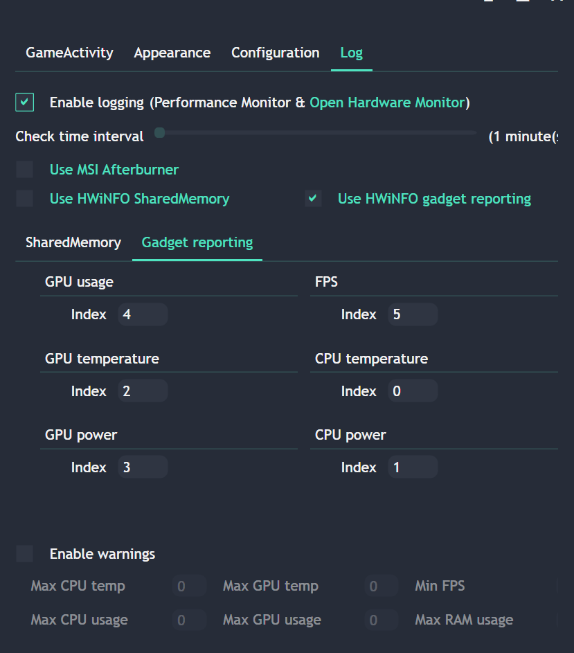 Can't monitor GPU usage and FPS at the same time [HWiNFO] · Issue #190 ...