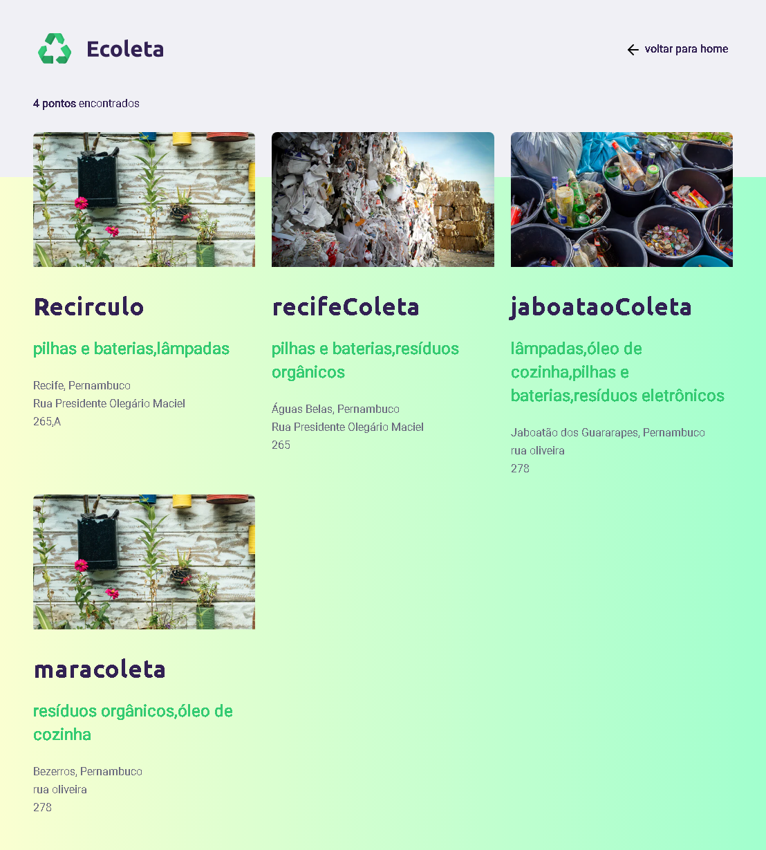 GitHub - gasparzinho42/project_Ecoleta: projeto desenvolvido em ...