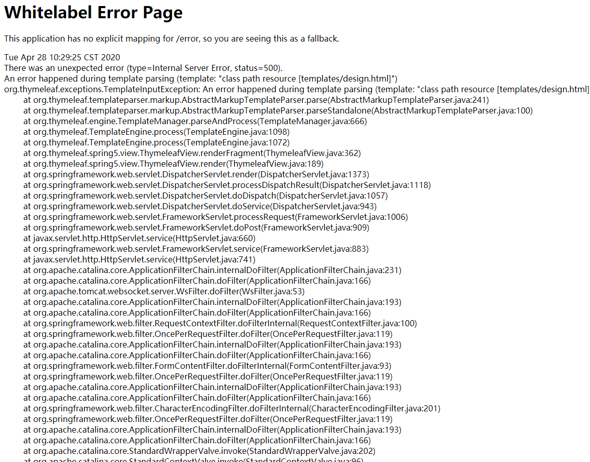 ch2:TemplateProcessingException · Issue #78 · habuma/spring-in-action-5-samples · GitHub