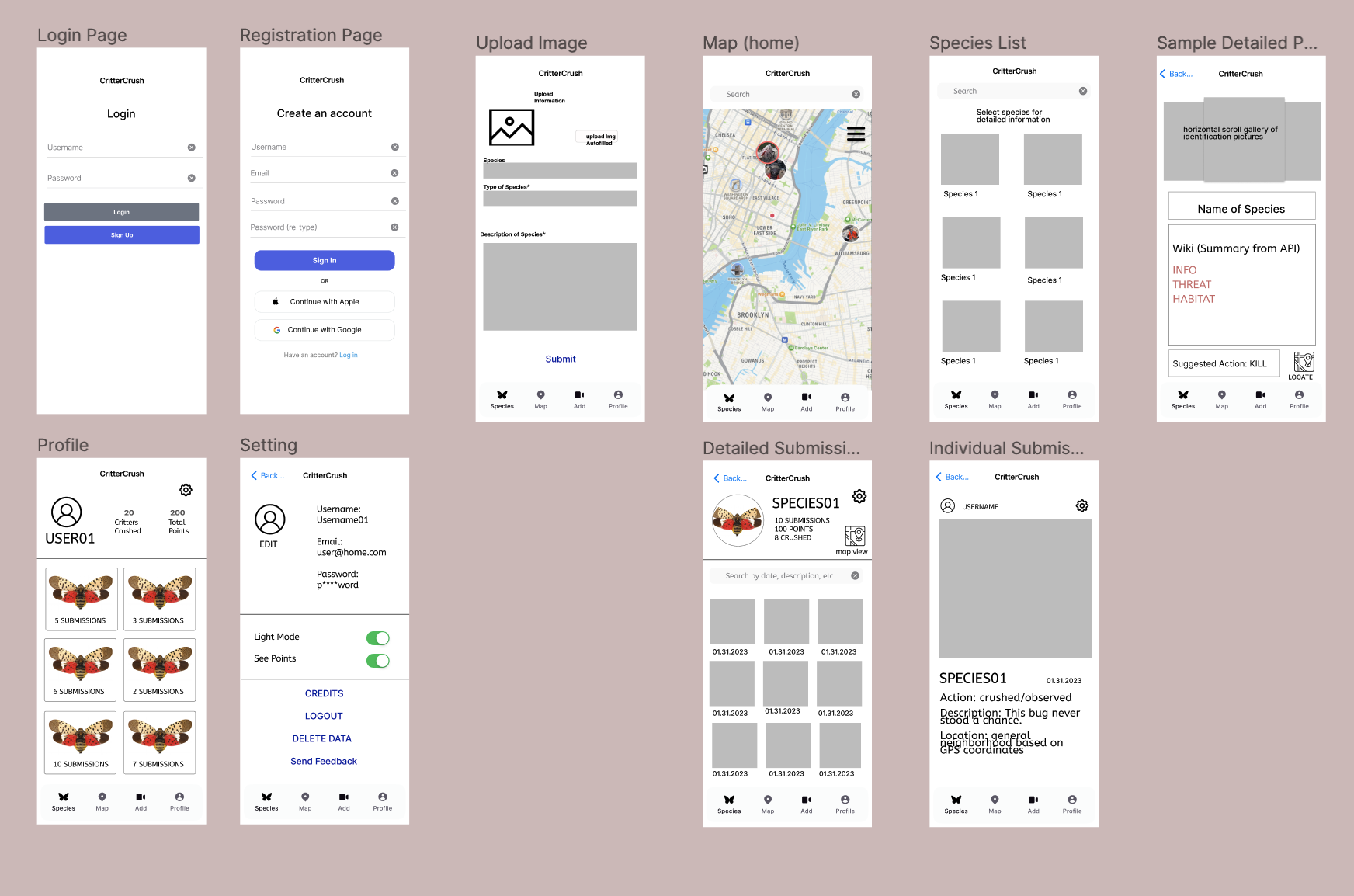GitHub - EMagHunter/CritterCrush: App developed for CSCI Capstone.