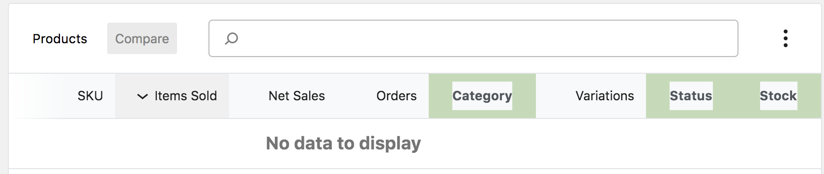 Analytics report table header style is inconsistent · Issue #7215 · woocommerce/woocommerce ...
