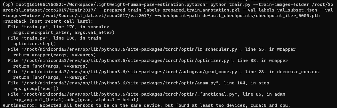 How to resume the training · Issue #262 · Daniil-Osokin/lightweight-human-pose-estimation ...