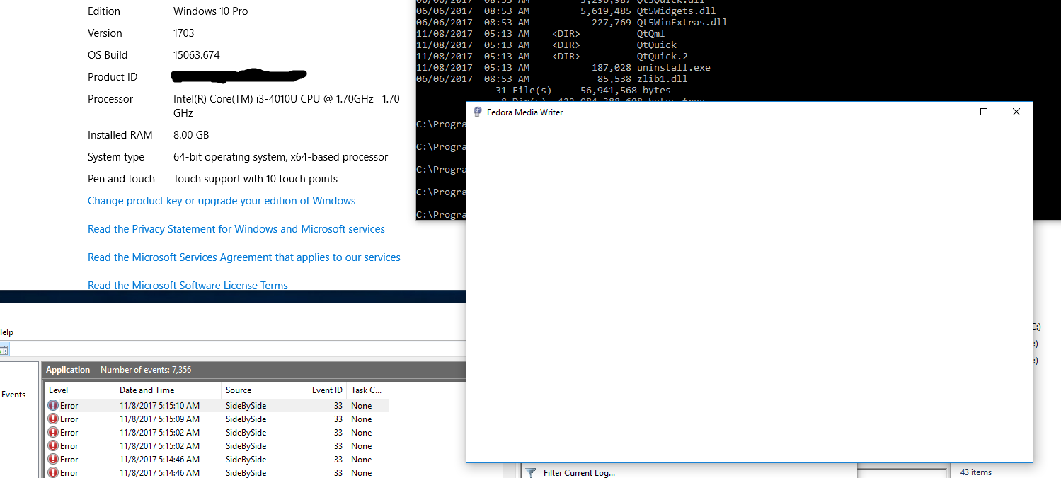 Application fails to start on Windows 10 · Issue #132 · FedoraQt ...