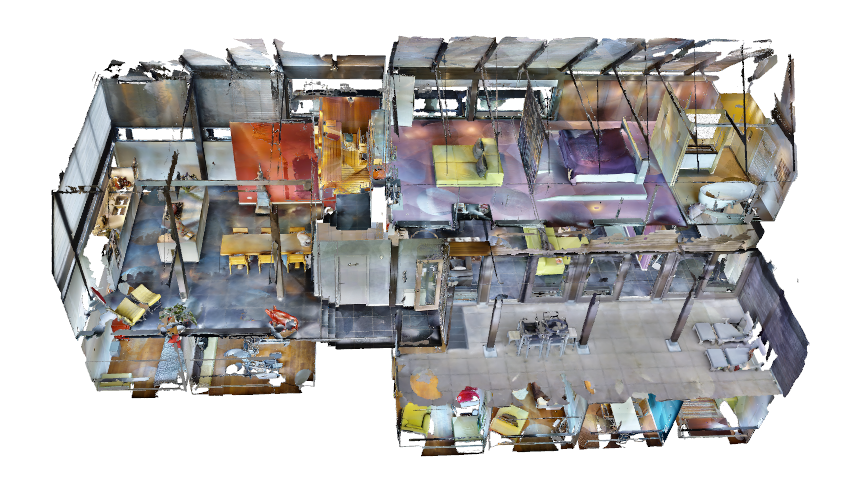 Texture mesh and Semantic mesh visualization for hm3d and mp3d datasets ...