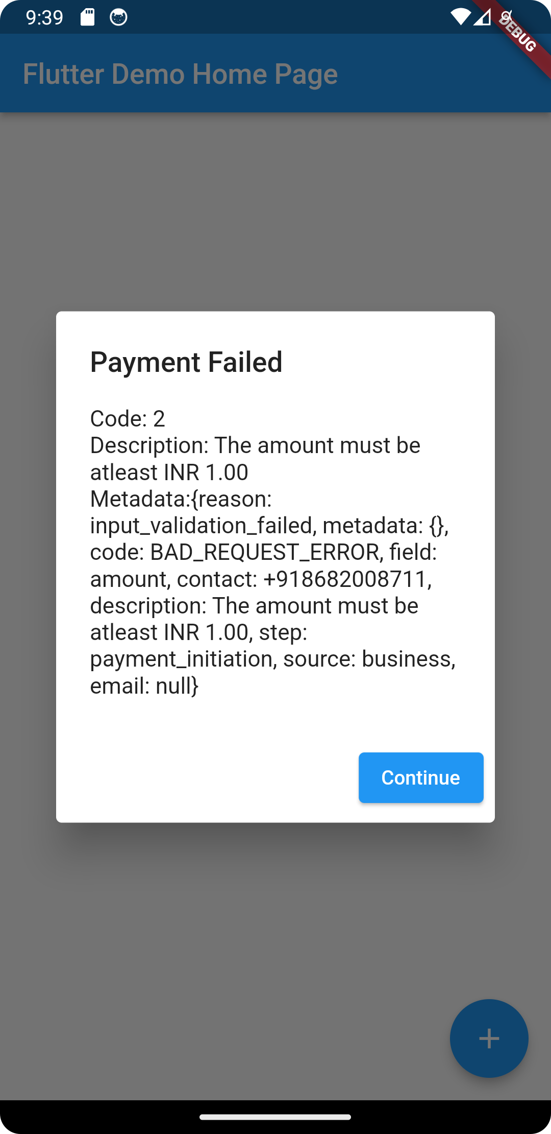 Unusual behavior is observed when initiating an eMandate payment · Issue #341 · razorpay ...