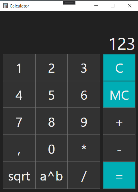 GitHub - PaulinaCzapla/Calculator: Simple calculator implemented using WPF framework