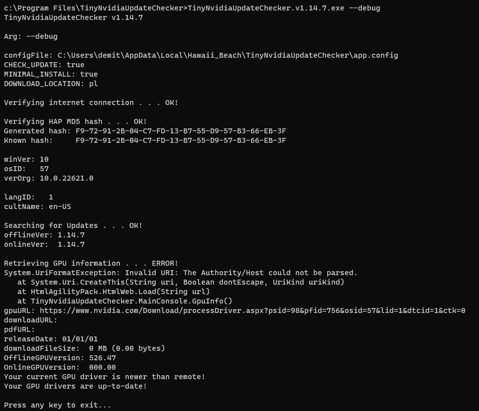 Invalid Uri The Format Of The Uri Could Not Be Determined · Issue 114 · Elpumpo 