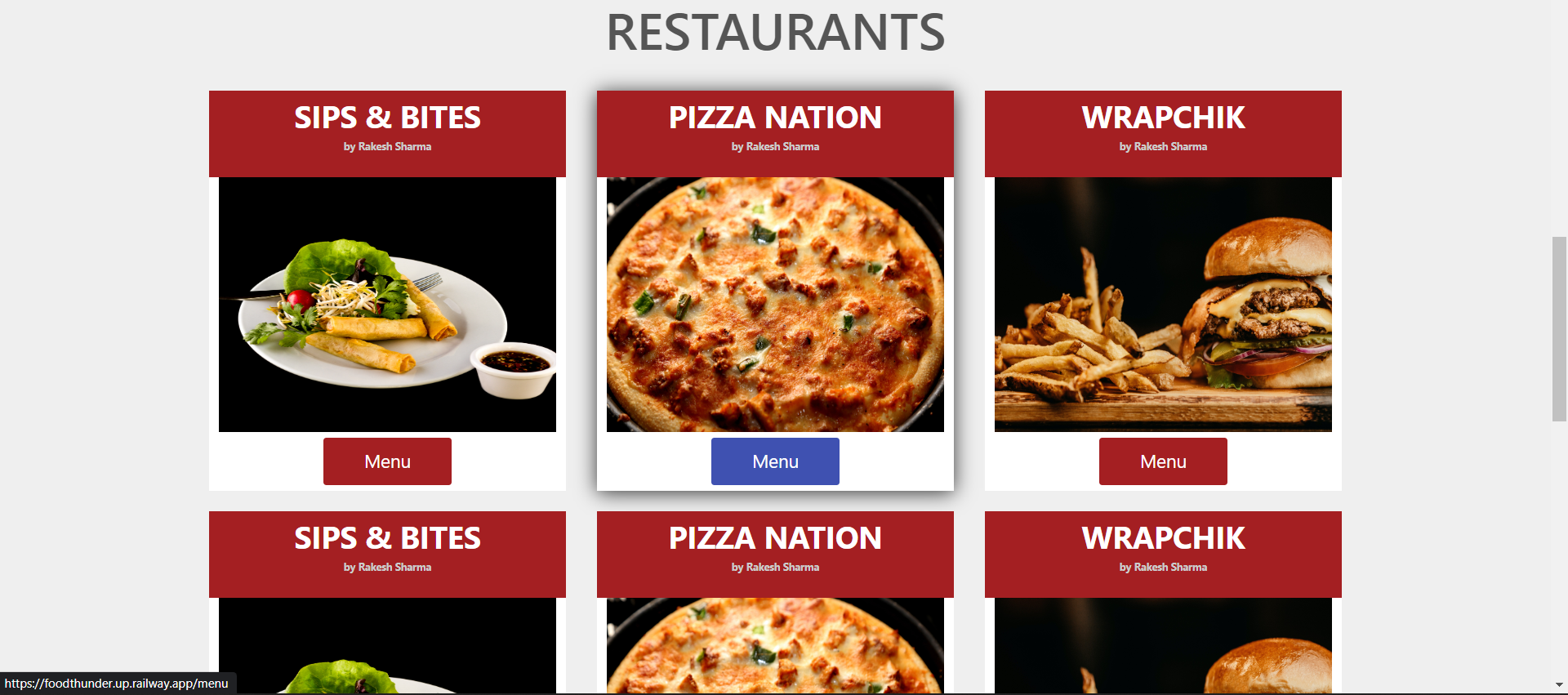 GitHub - akshat0703/Thunder-Food-DS