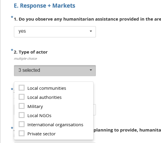 Missing 'check marks' for Multiple select question · Issue #1339 · kobotoolbox/kpi · GitHub