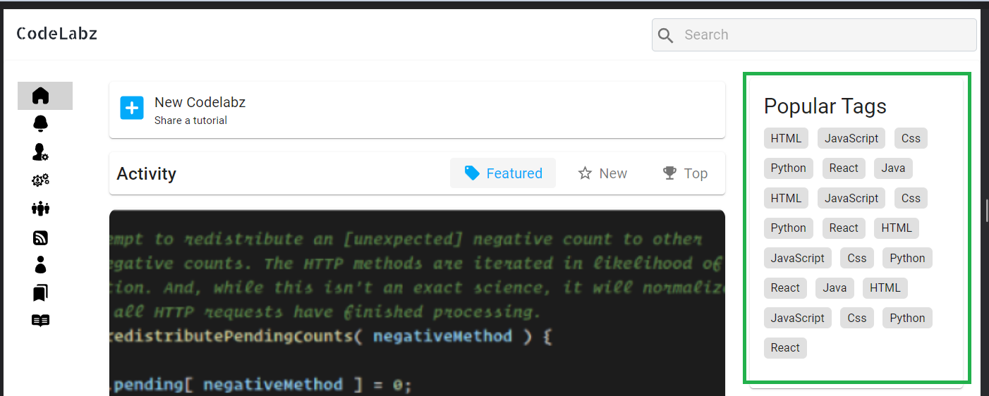 Improvement in UI of Homepage · Issue #540 · scorelab/Codelabz · GitHub