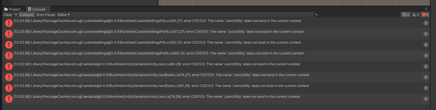 Jsonutility Problem · Issue 1 · Unity Game Framework Organization · Github