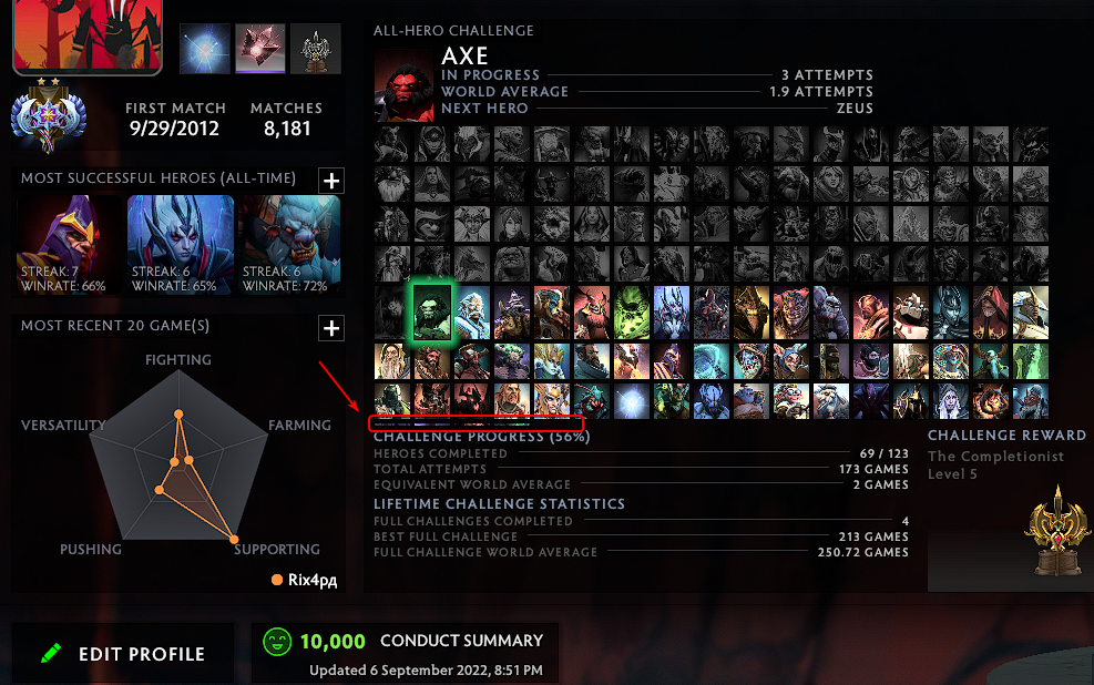 All hero challenge does not show the full list · Issue #3000 · ValveSoftware/Dota2-Gameplay · GitHub