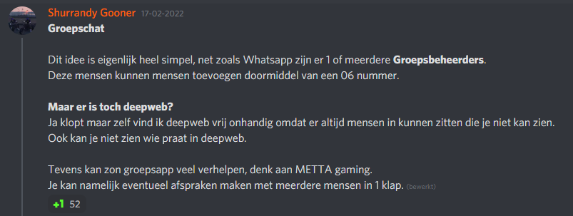 [FEATURE]: SMS Groeps-chat (suggestie) · Issue #1095 · Tedeapolis/development · GitHub