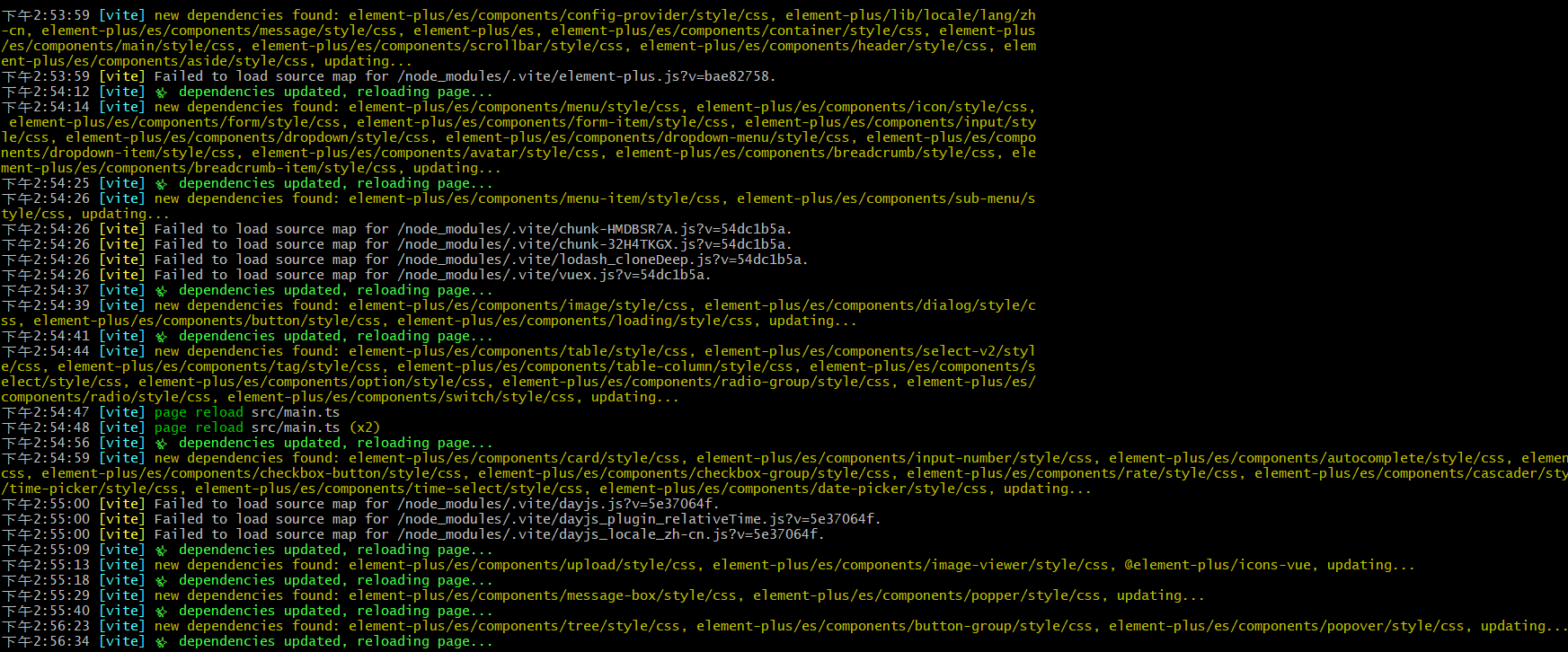 [Bug Report] unplugin-vue-components 按需导入的依赖项更新导致页面无限次重载 · Issue #4916 · element-plus/element ...