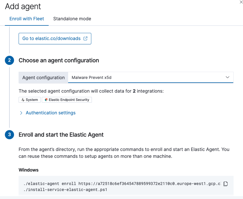 [Ingest Management] Add Agent Flyout With Non-Default Config ID in the URL Does NOT Show the ...