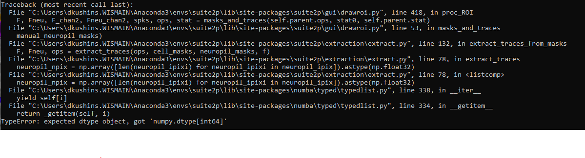 Error in Manual labelling following upgrade of Suite2p and Cellpose · Issue #777 · MouseLand ...