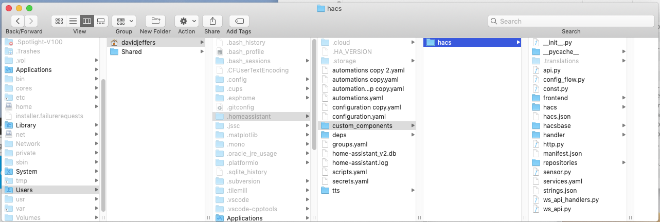 Installation Error Component Error Hacs Integration Hacs Not Found