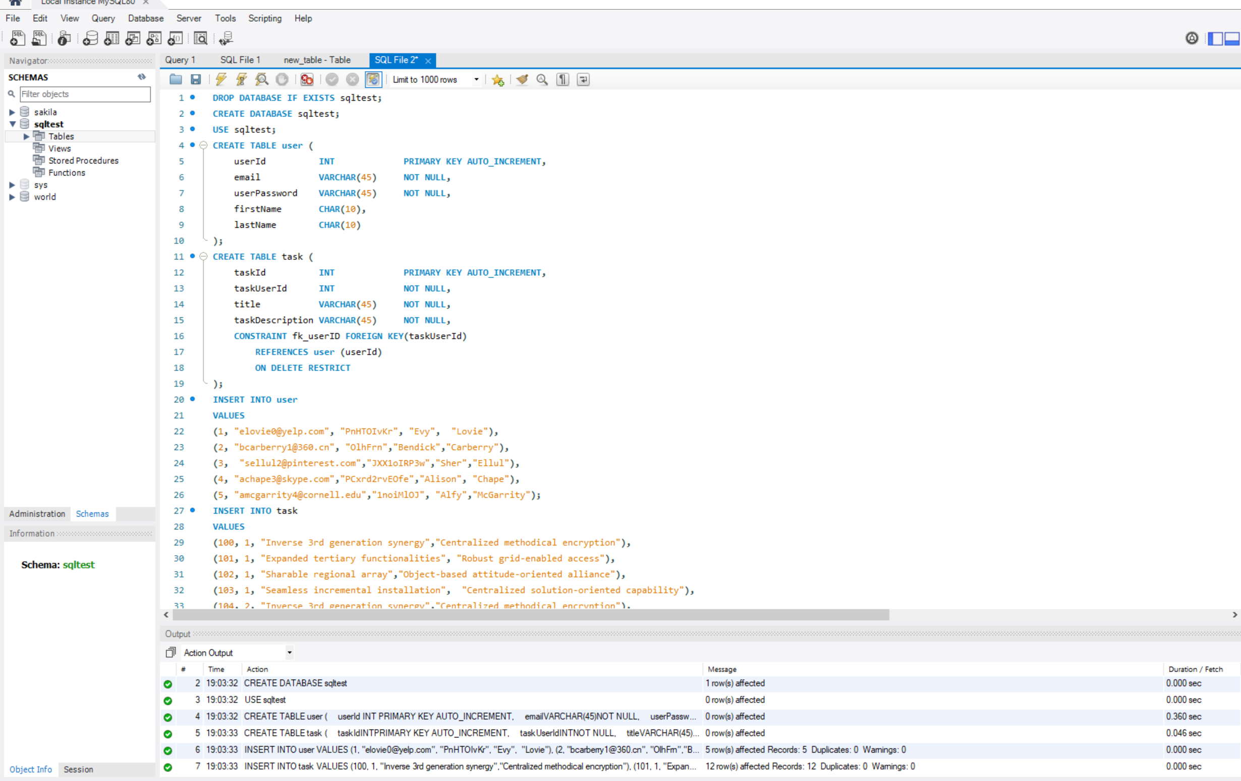 Task 3 : Write SQL injection test for POST /users/{user_id}/tasks ...