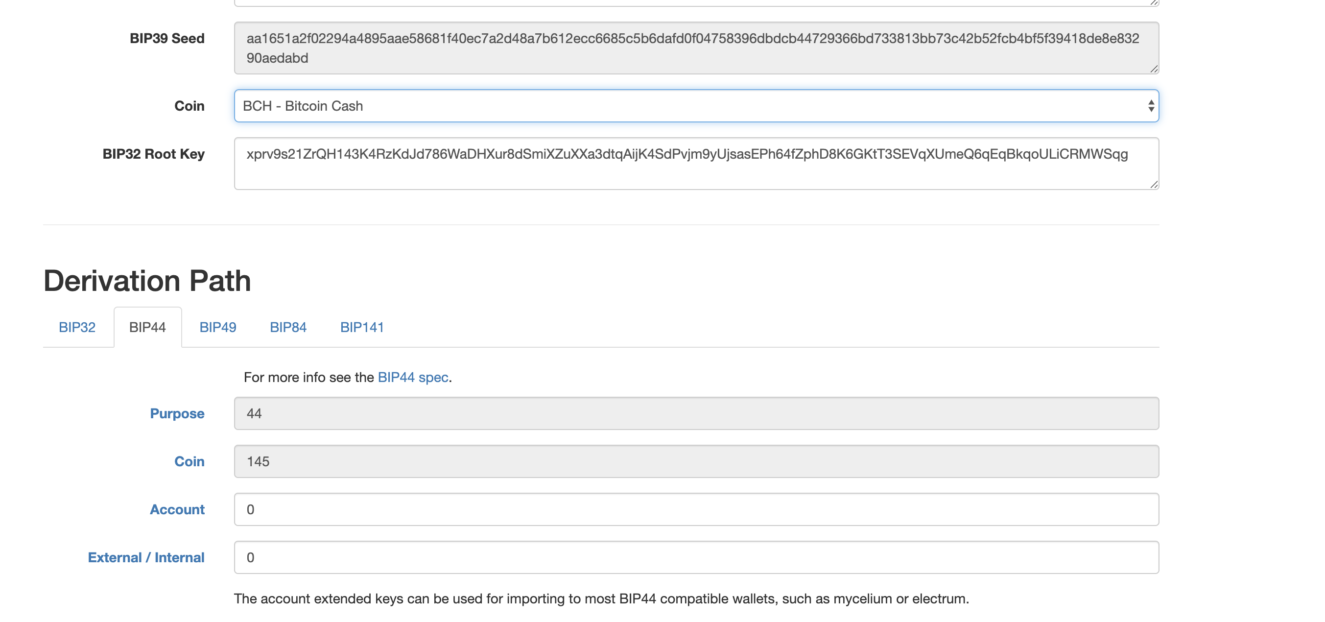 BCH Wallet private keys · Issue #1687 · blockchain/blockchain-wallet-v4-frontend · GitHub
