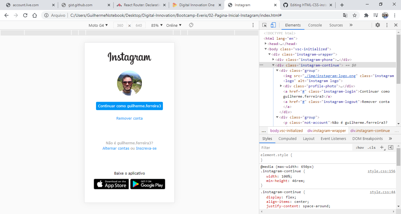 GitHub - guisouza25/HTML-CSS-instagram-pagina-inicial