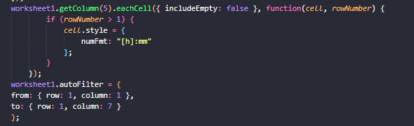 Hhmm Format Is Not Being Applied On Excel · Exceljs Exceljs · Discussion 2259 · Github