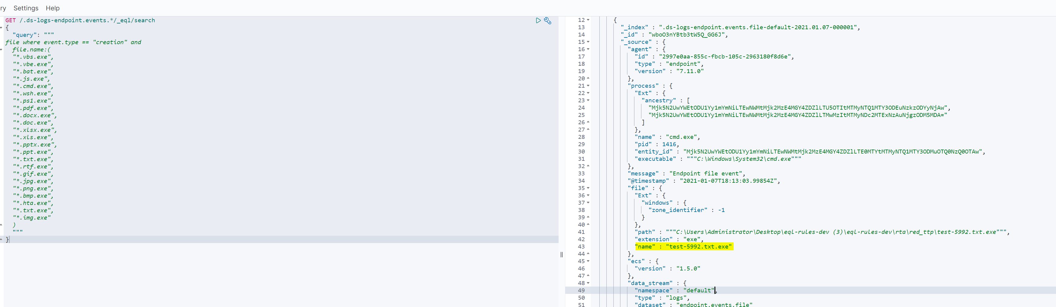 [new Rule] Executable File Creation With Multiple Extensions · Issue 824 · Elastic Detection