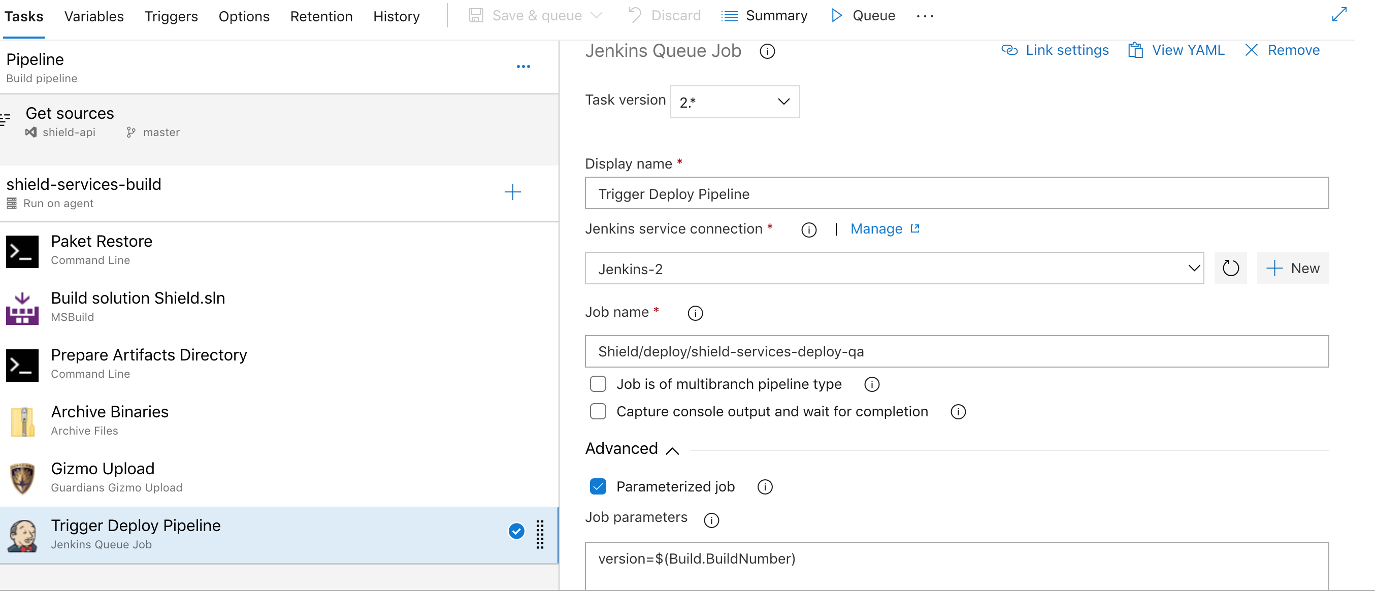 Jenkins Queue Task queues the wrong job. · Issue #9661 · microsoft ...