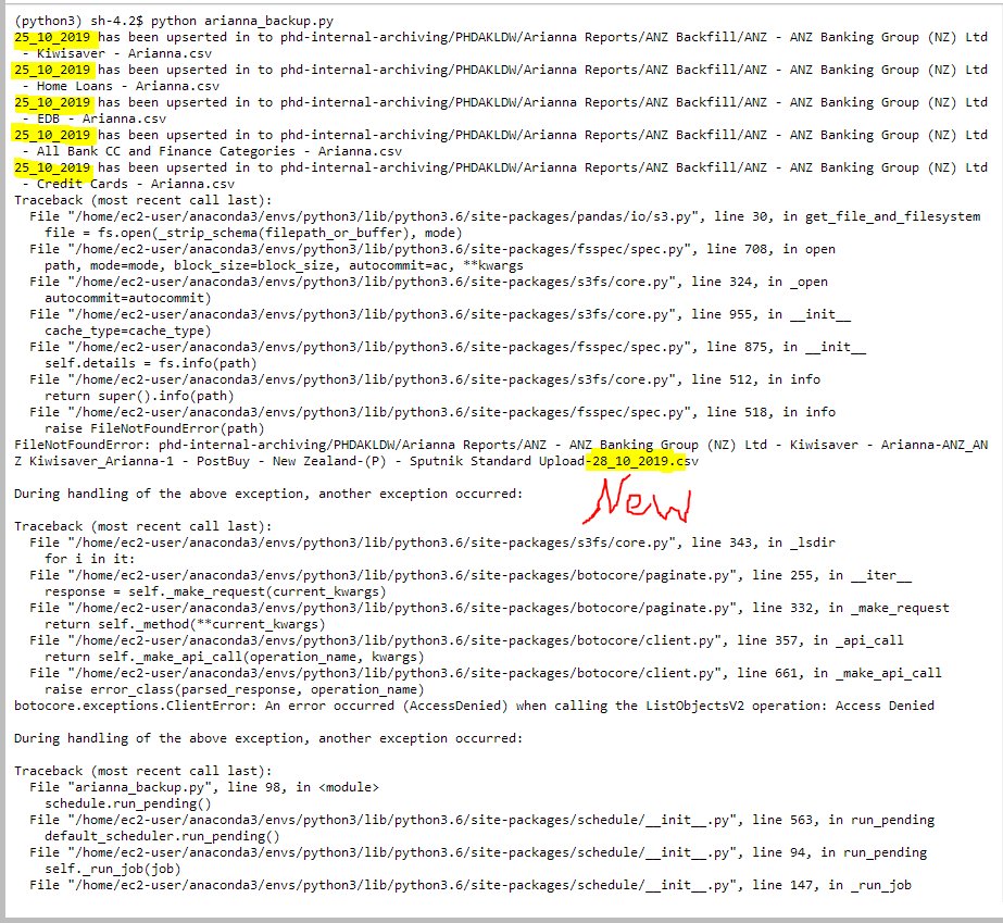schedule s3fs (Access Denied) · Issue #249 · fsspec/s3fs · GitHub