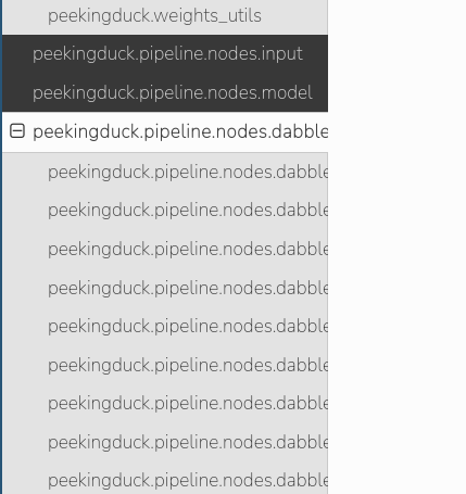 Module names getting cut off in ReadTheDocs side bar · Issue #576 · aisingapore/PeekingDuck · GitHub