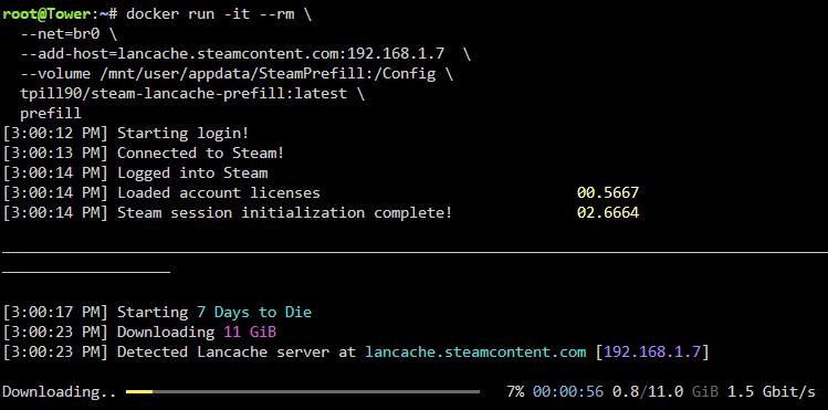 Download Freezes during Pre-FIll · Issue #331 · tpill90/steam-lancache-prefill · GitHub