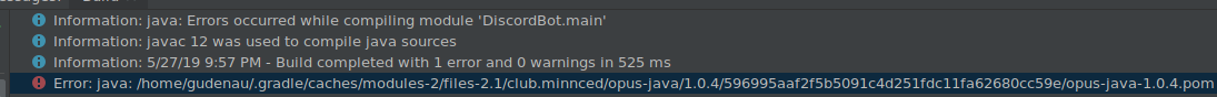 Idea/Gradle/Module Issues · Issue #3 · discord-java/opus-java · GitHub