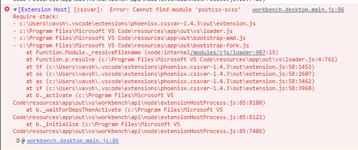 The Extension Stopped Working Again · Issue 36 · Willofindie Vscode Cssvar · Github