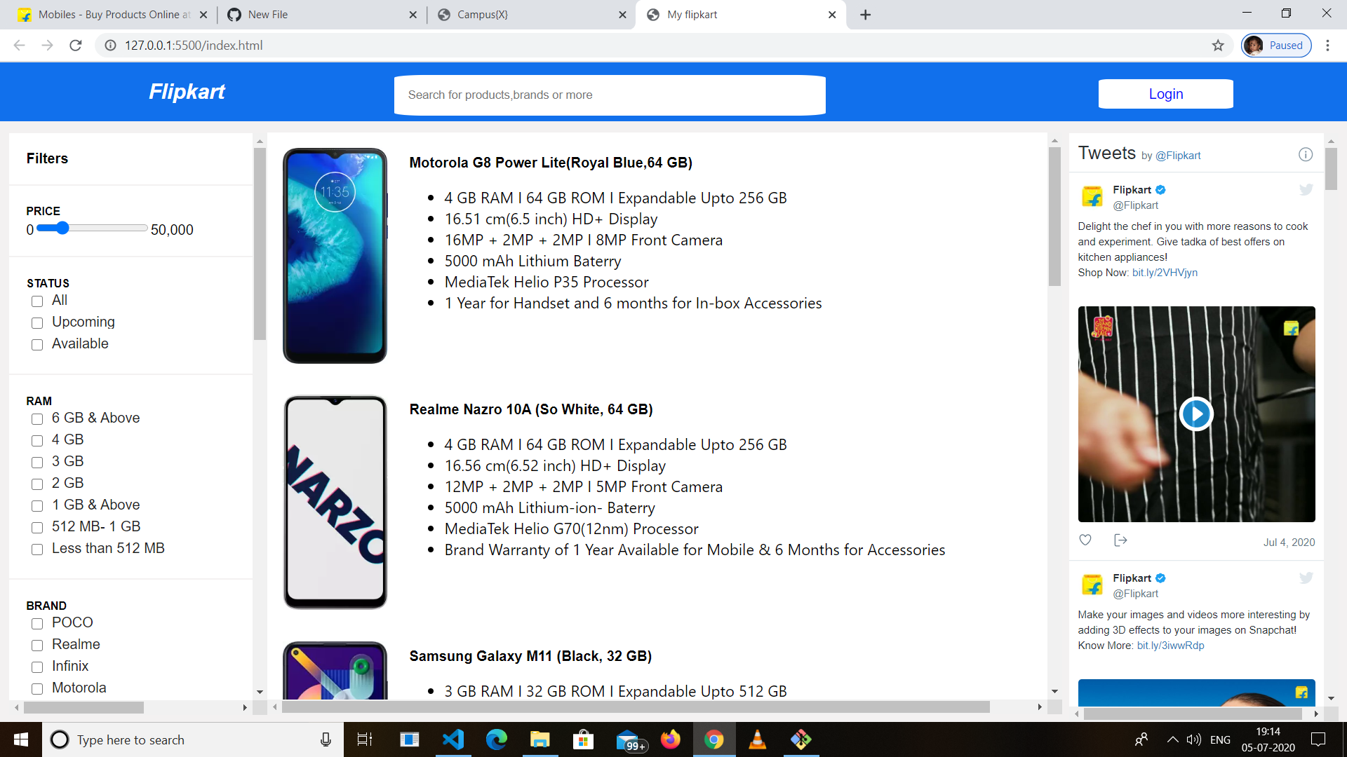 GitHub - debanaskar13/html-task-2: A Webpage Like Flipkart