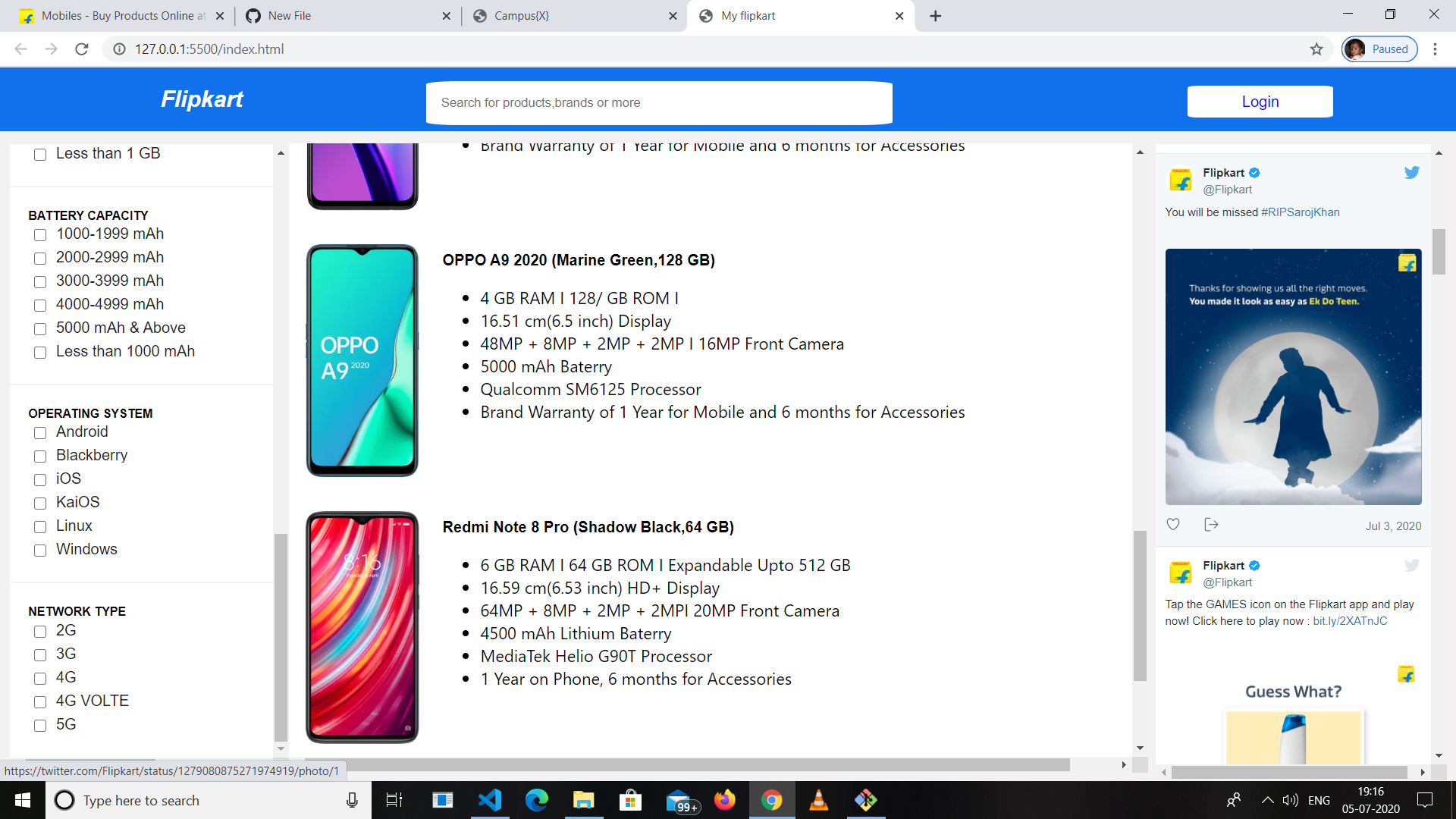 GitHub - debanaskar13/html-task-2: A Webpage Like Flipkart