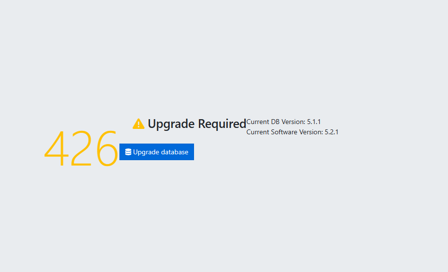 Bug: Unable to Upgrade · Issue #6663 · ChurchCRM/CRM · GitHub