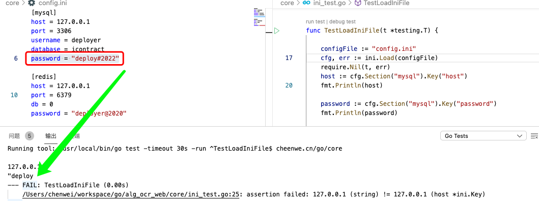 value中不能包含#，#后面的无法解析 · Issue #318 · go-ini/ini · GitHub
